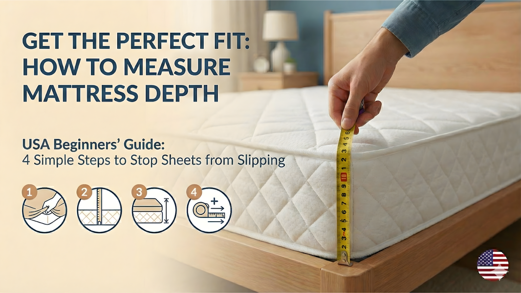 How to Measure Mattress Depth for Fitted Sheet? USA Beginners’ Guide