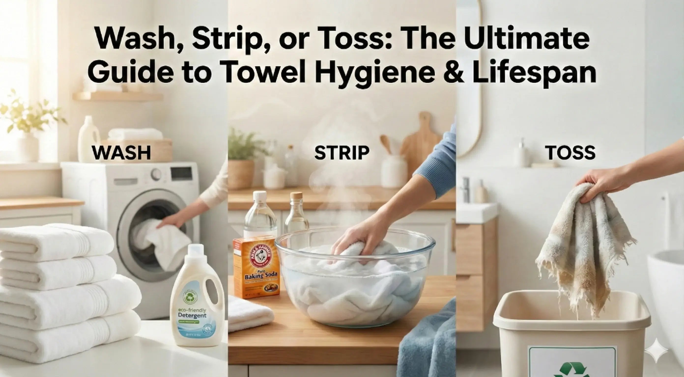 Wash, Strip, or Toss: Guide to Towel Hygiene and Lifespan